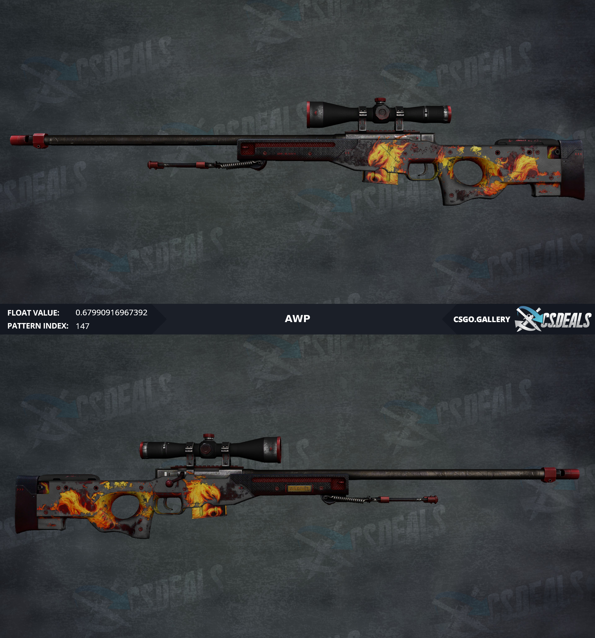 [PC] Awp Wildfire MW 0.070, BS 0.69 float and others low float skins ...