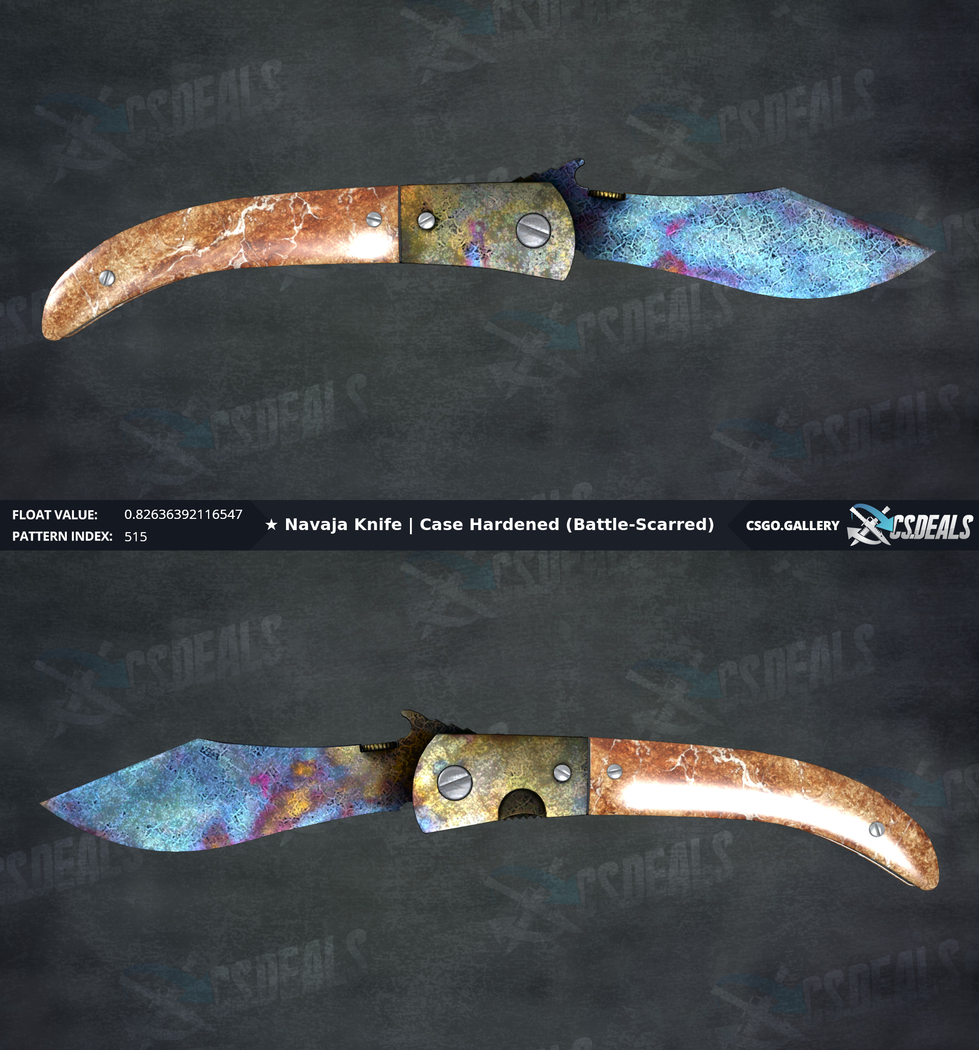 [Pc] Navaja Dual Sided Blue Gem Bs : r/GlobalOffensiveTrade