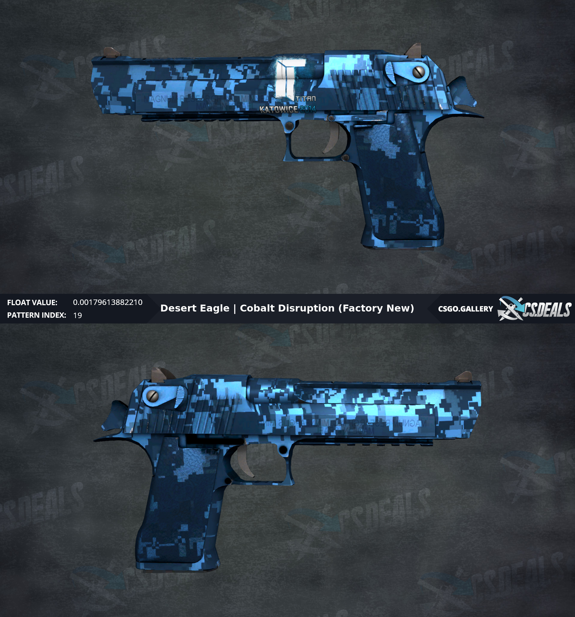 [PC] Low float FN Desert Eagle Cobalt Disruption with Titan Kato '14 ...