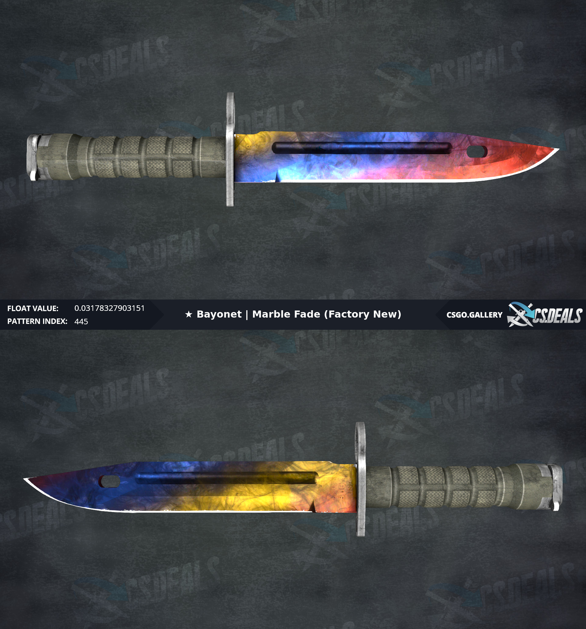 [PC] Bayonet marble fade : r/GlobalOffensiveTrade
