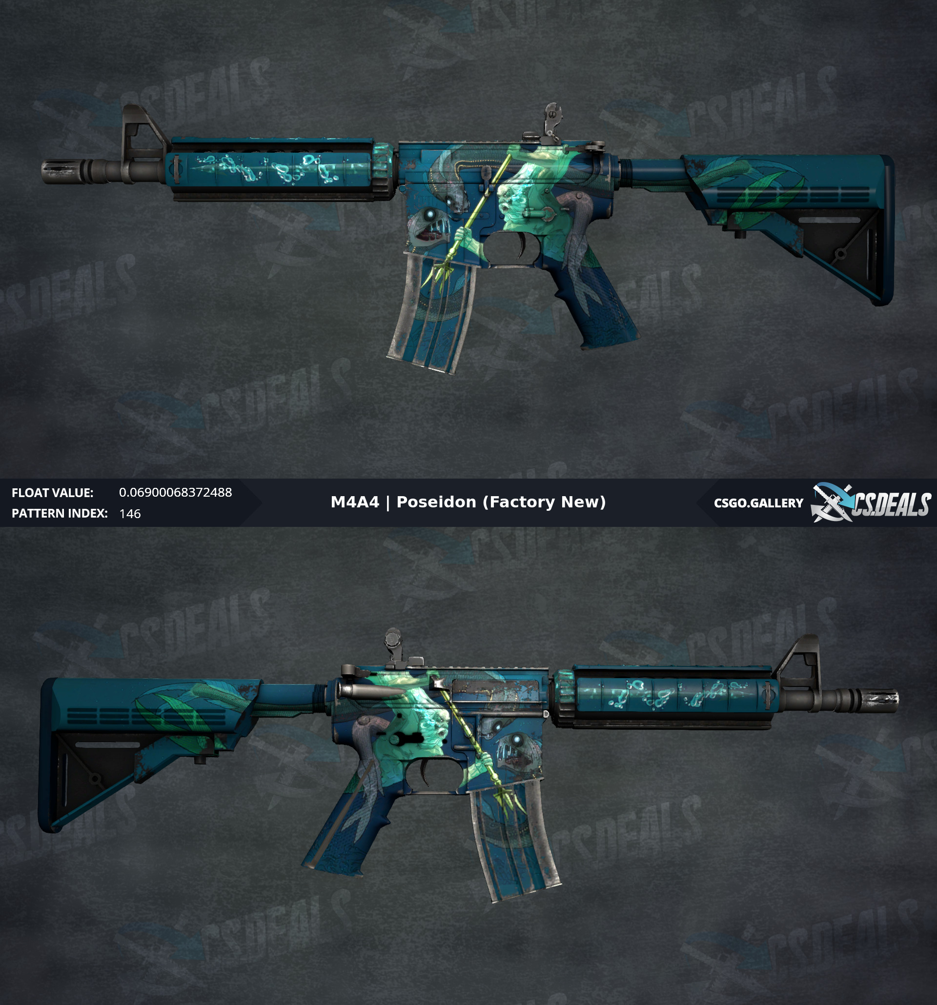 [H] M4A4 Poseidon FN 0.069 [W] 81 Arcana : r/GlobalOffensiveTrade