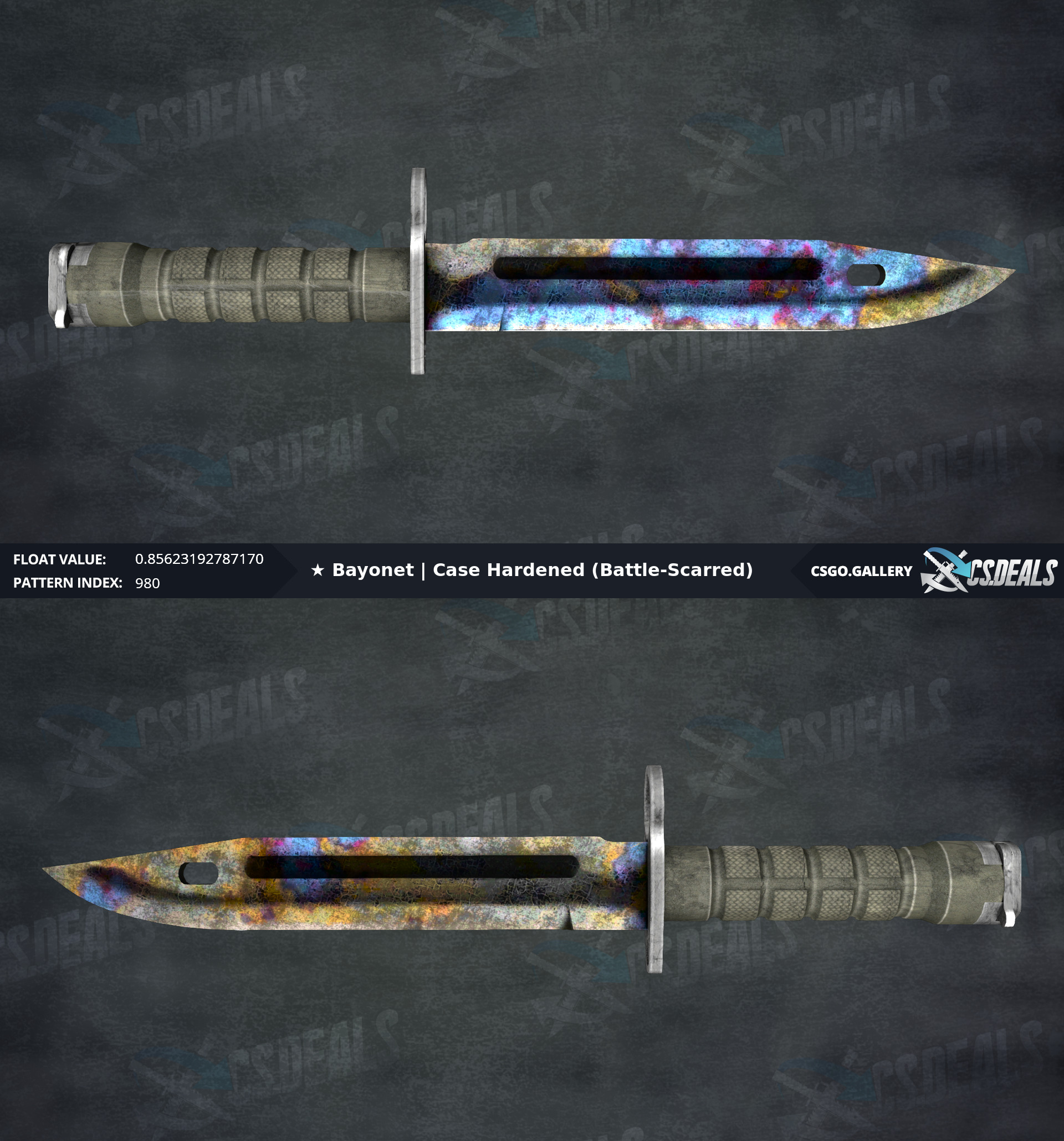 [H] Bayonet Case Hardened Blue Gem #980 [W] 2000rmb : r ...