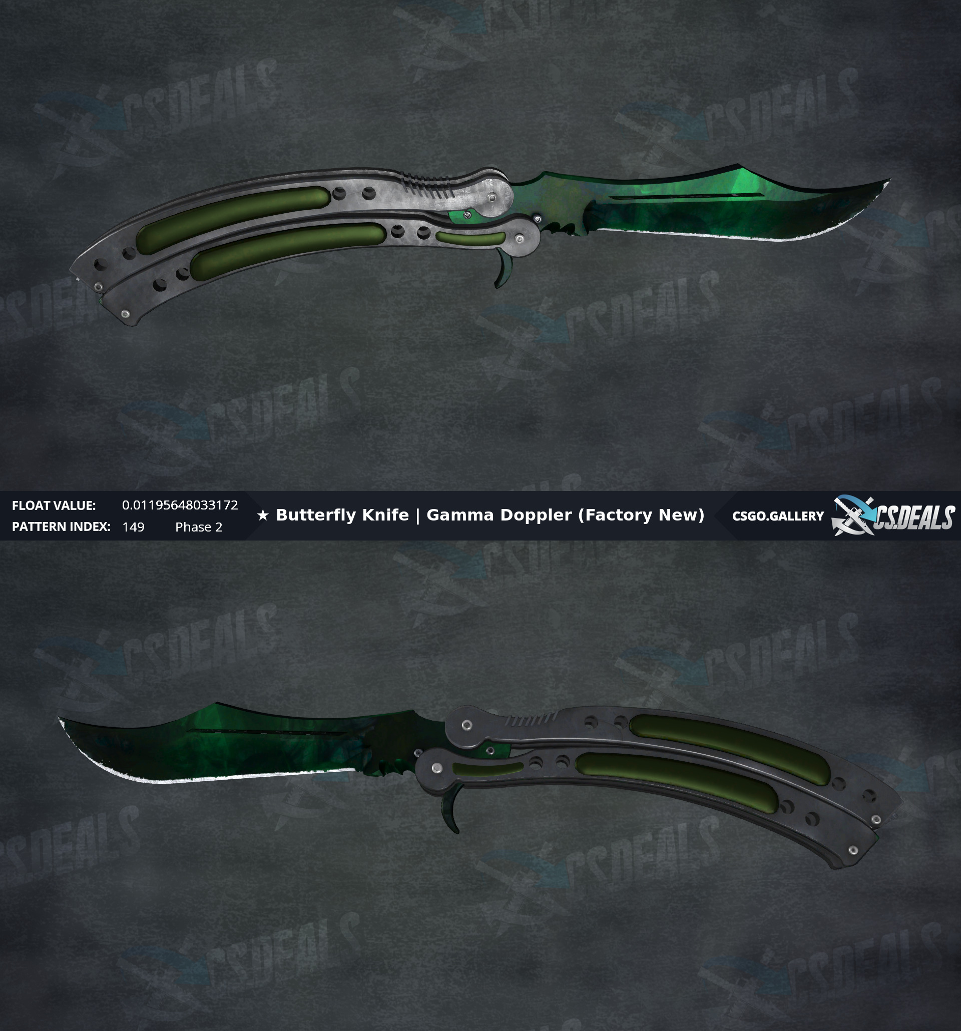 [H] Butterfly Gamma Doppler Phase 2 0.011 [W] 930 tf2 keys : r ...