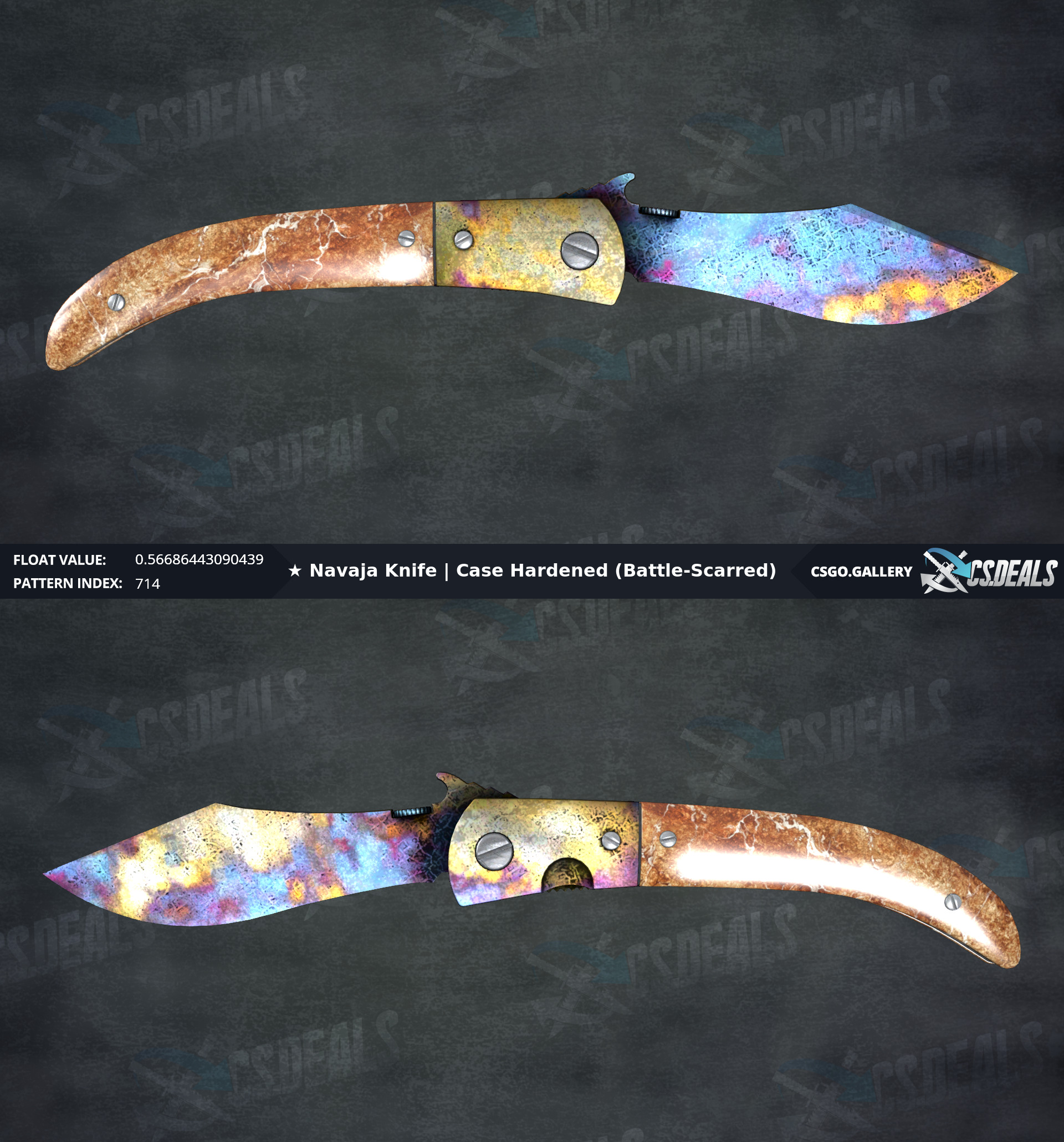 [PC] Navaja Case Hardened BS #714 : r/GlobalOffensiveTrade