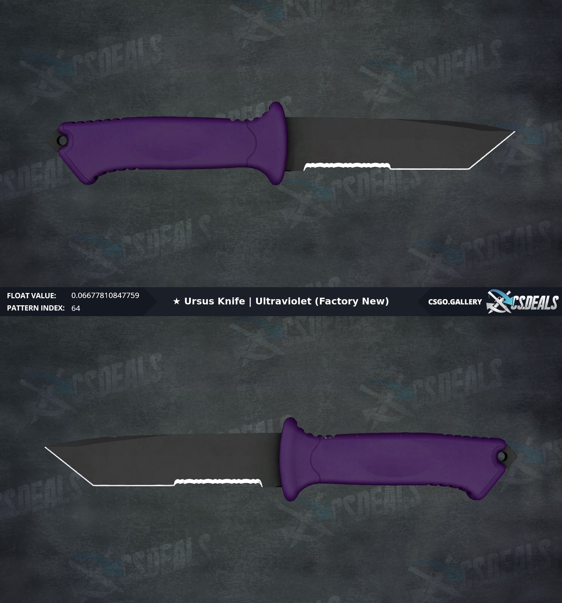 [PC] Ursus Ultraviolet FN Knife : r/GlobalOffensiveTrade