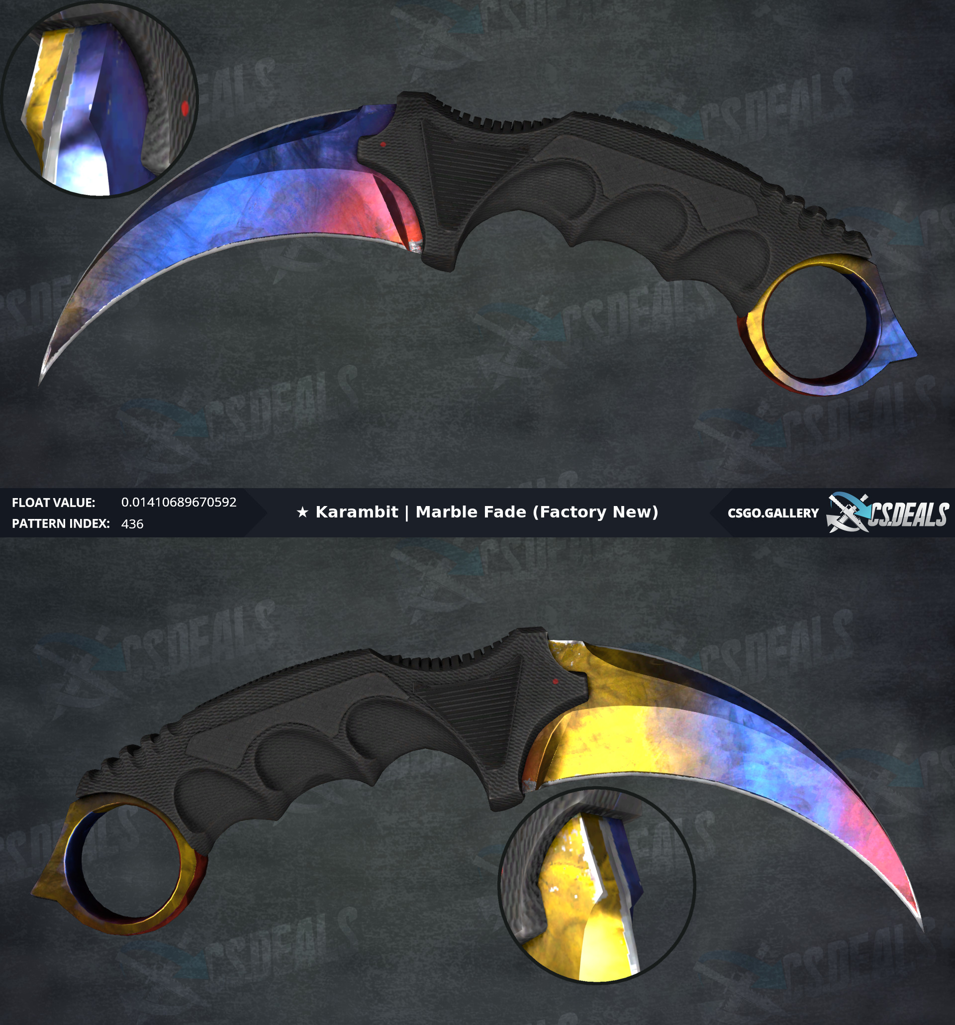 [Store] Bowie Ruby Stattrak 0.01fv,Karambit MF max blue dom BTA corner ...