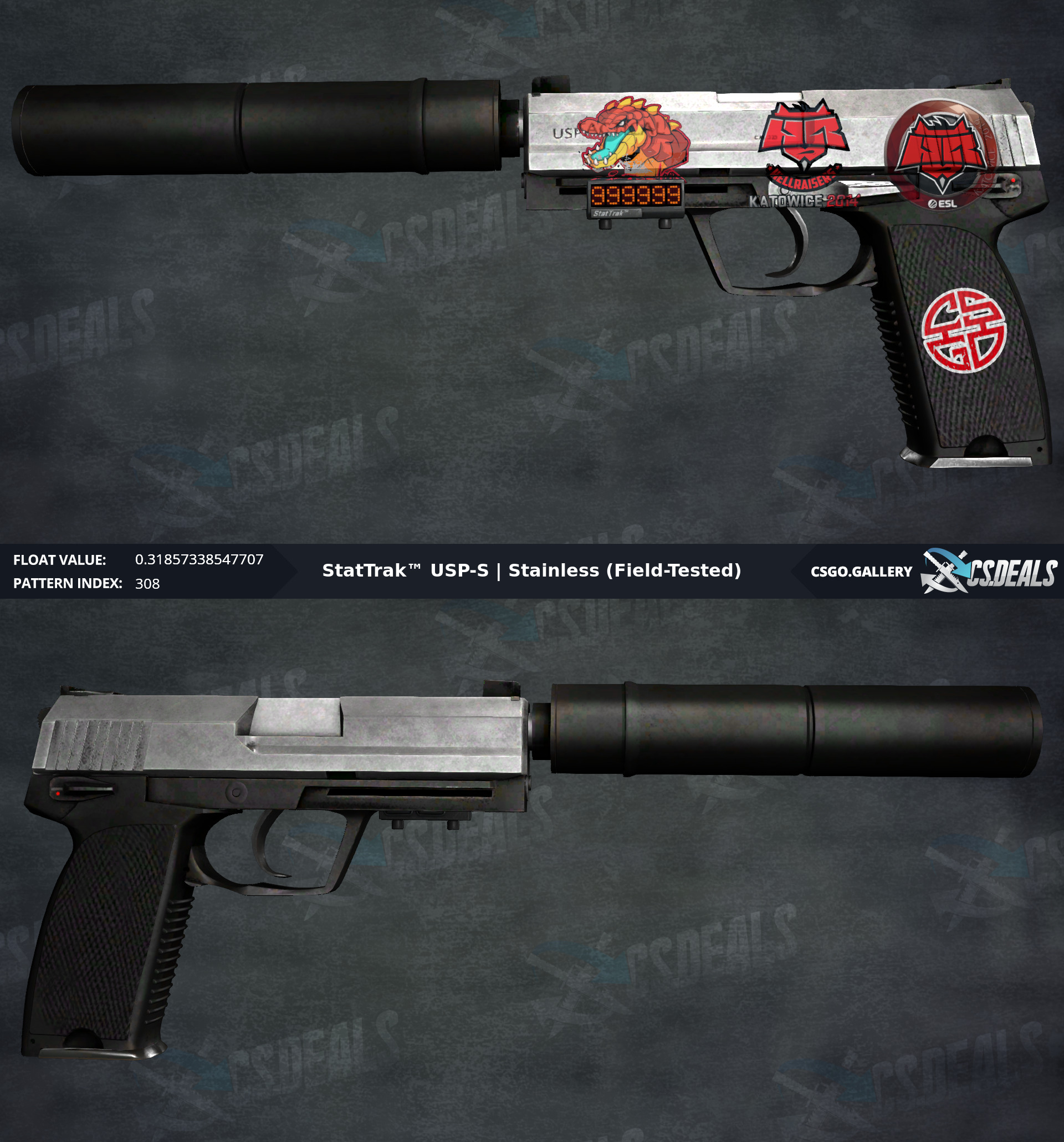 Sold - [H] M4A1-S Blood Tiger MW w/ 3D-Max Kato 2014 Holo, Stat-Trak ...