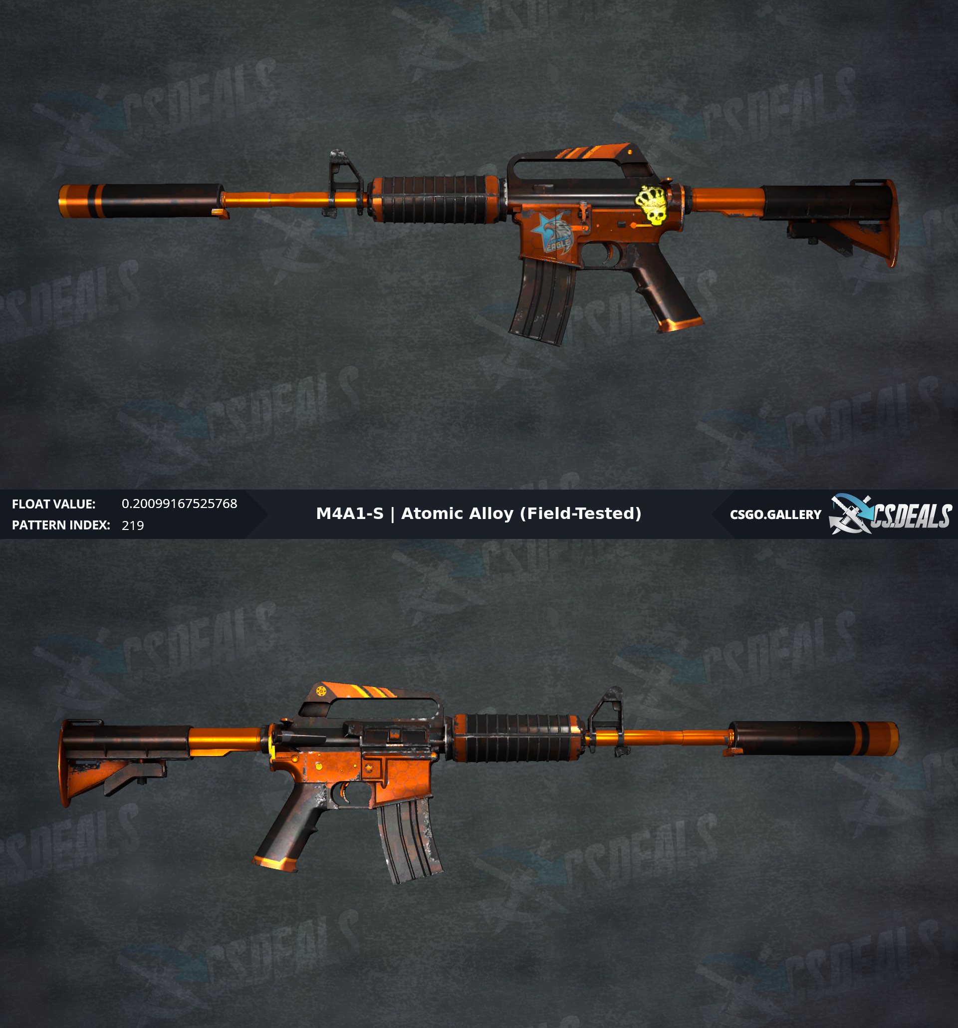 [H] M4A1-S | Atomic Alloy w/ crown foil [W] 16k : r/GlobalOffensiveTrade