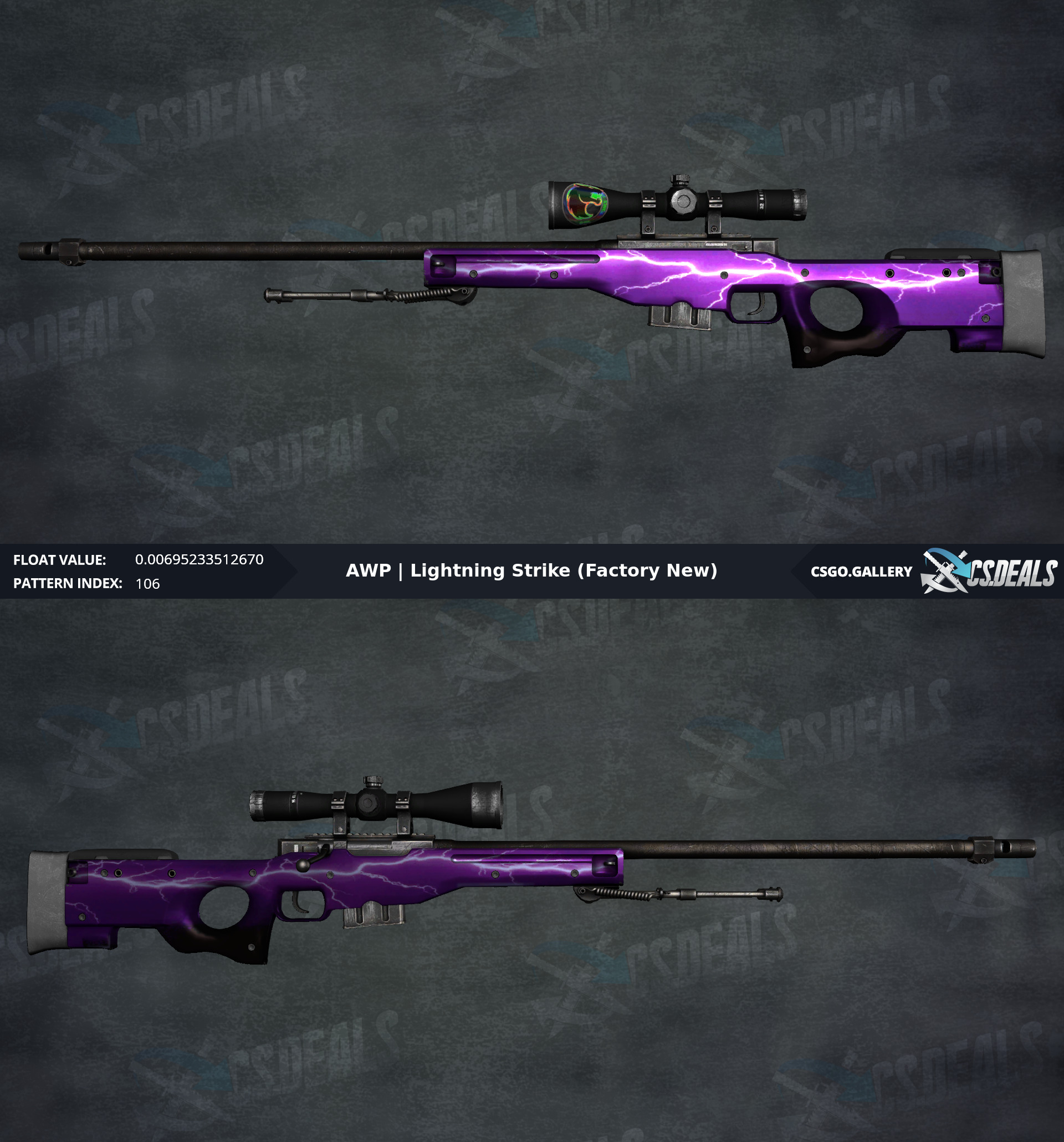 [PC] AWP lightning strike .006 W/ Furia Holo Katowice 2019 : r ...