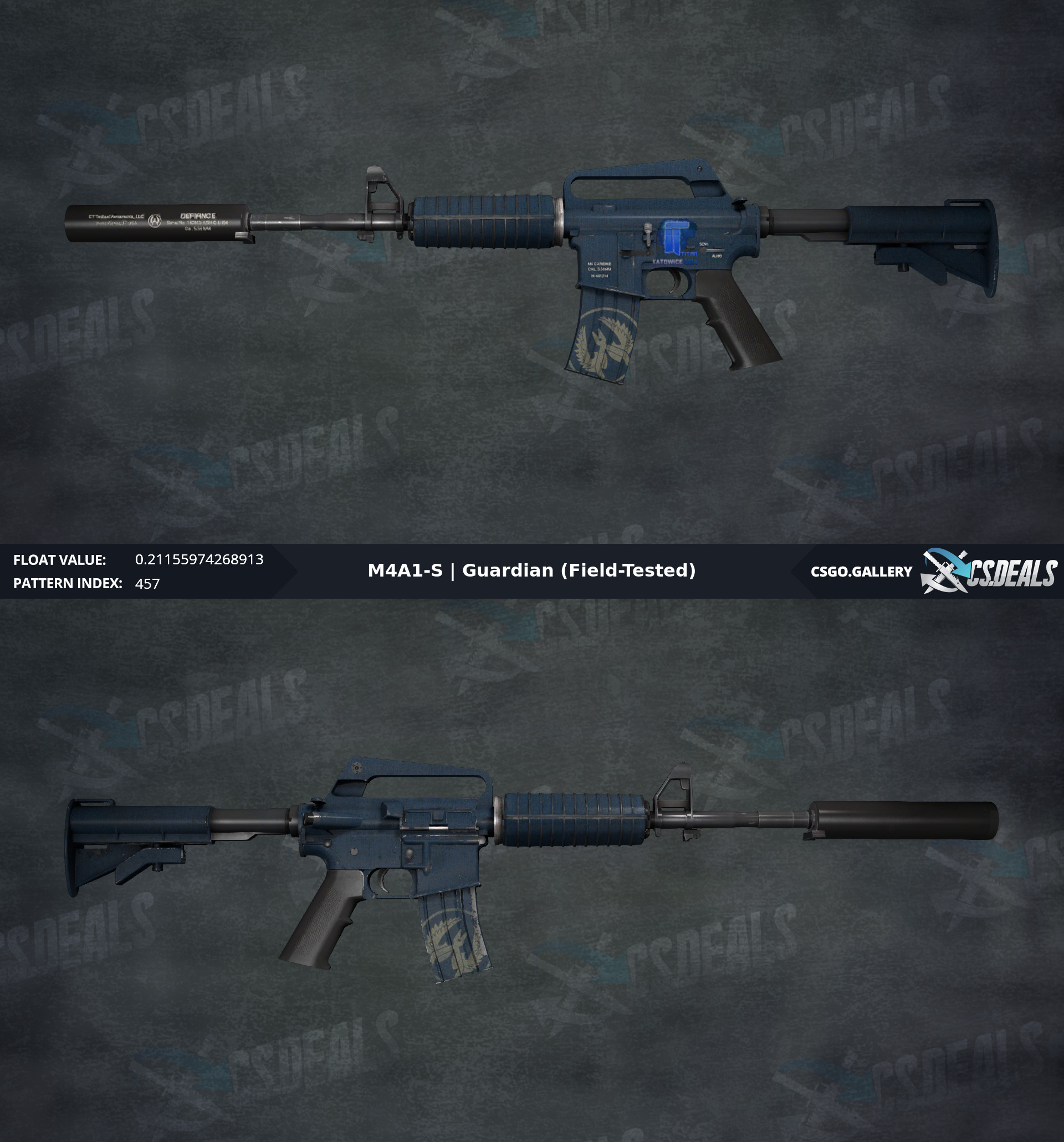 [H] M4A1-S | Guardian | FT (Sticker: Titan (Holo) | Katowice 2014) [W ...
