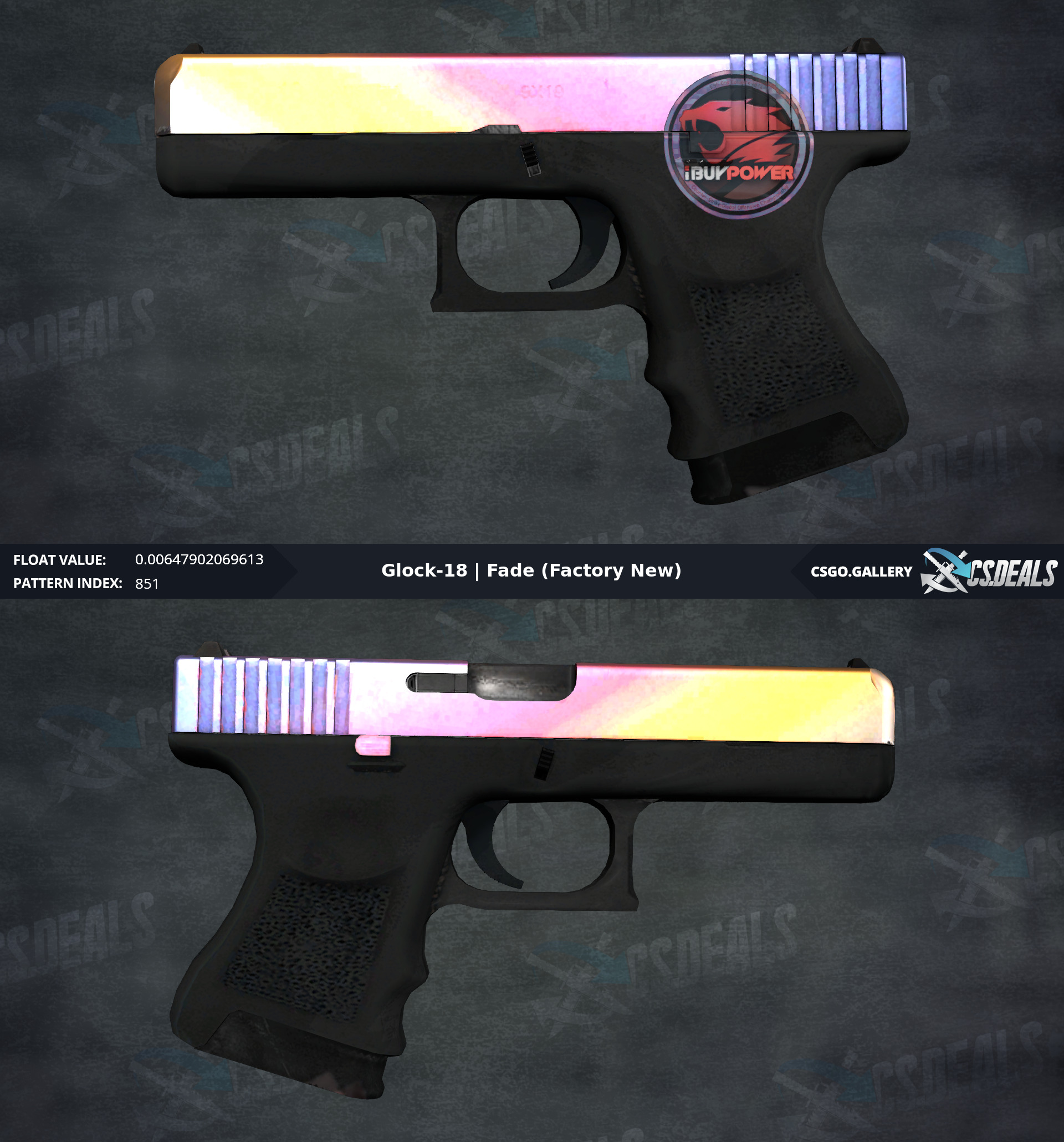 [H] Glock Fade 0.006 w IBP (Holo) Cologne, AK47 Hydroponic 0.115 w ...