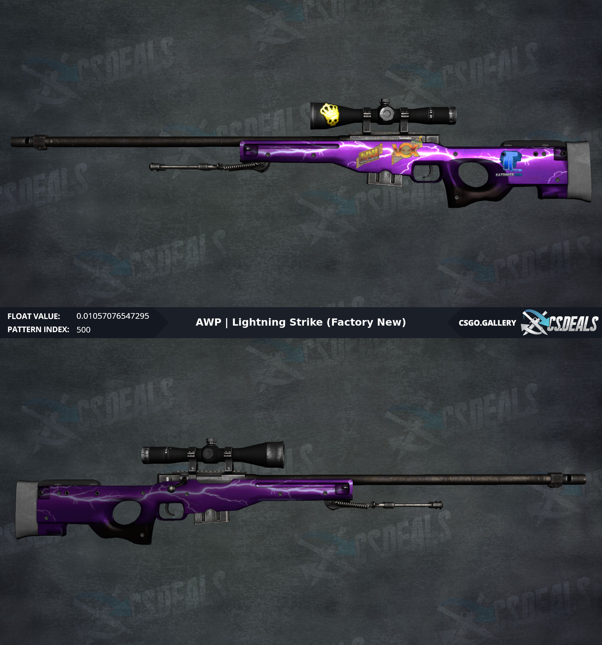 [PC] Awp Lightning Strike .01 FN Crown Foil on scope, Navi kato 2015 ...