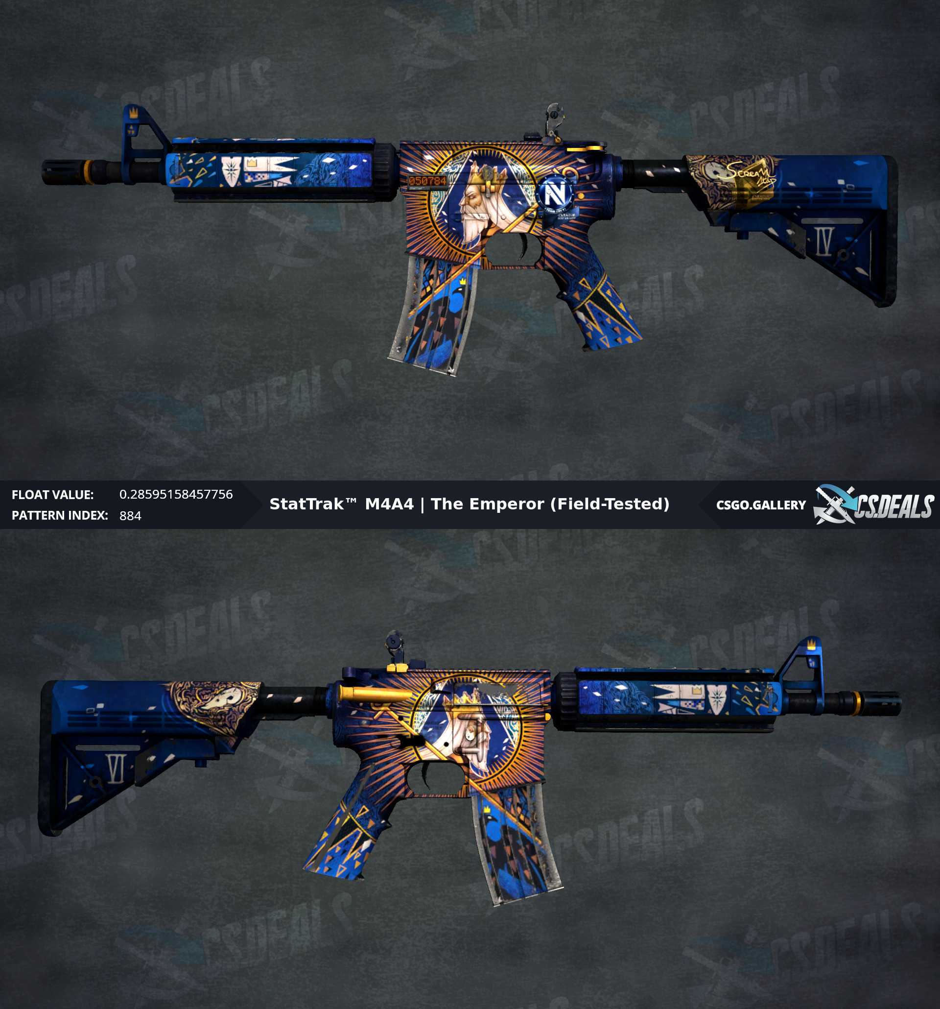 [PC] M4 Emperor with scream gold sticker : r/GlobalOffensiveTrade