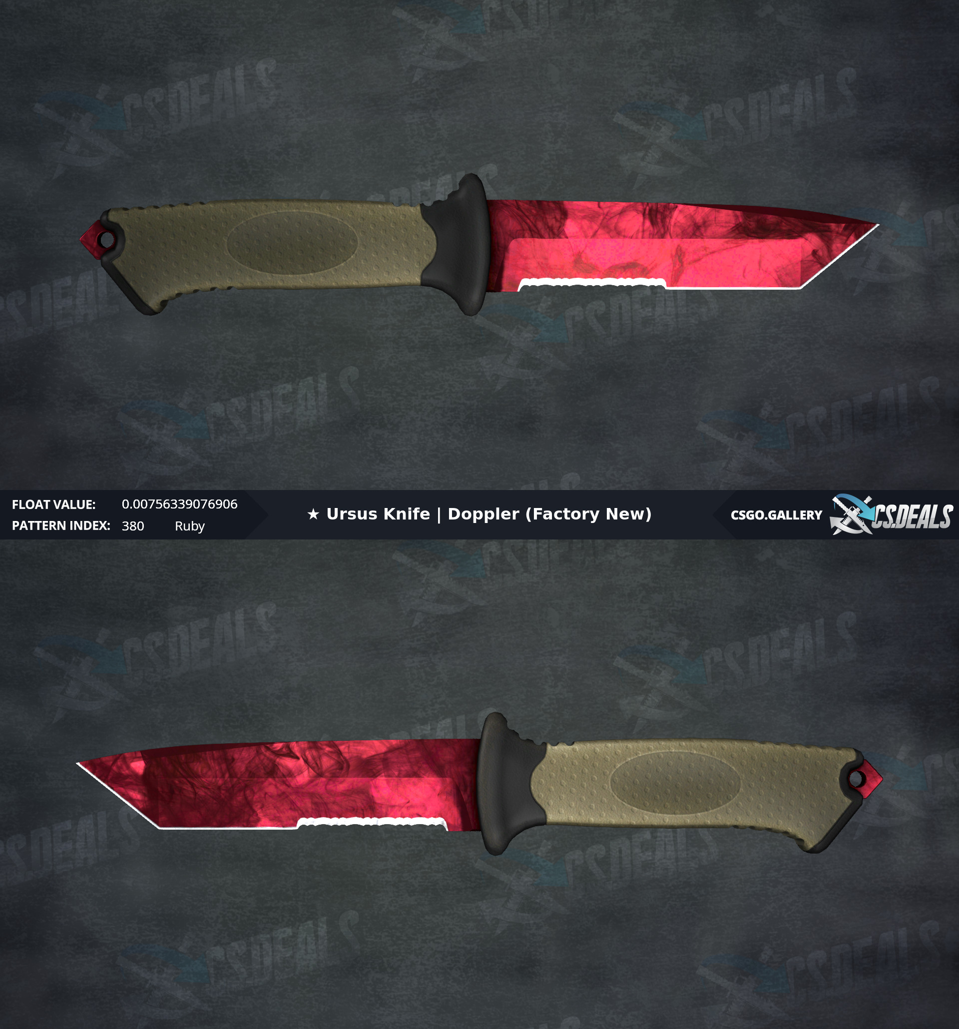 [PC] Talon Doppler Ruby FN fv 0.034 : r/GlobalOffensiveTrade