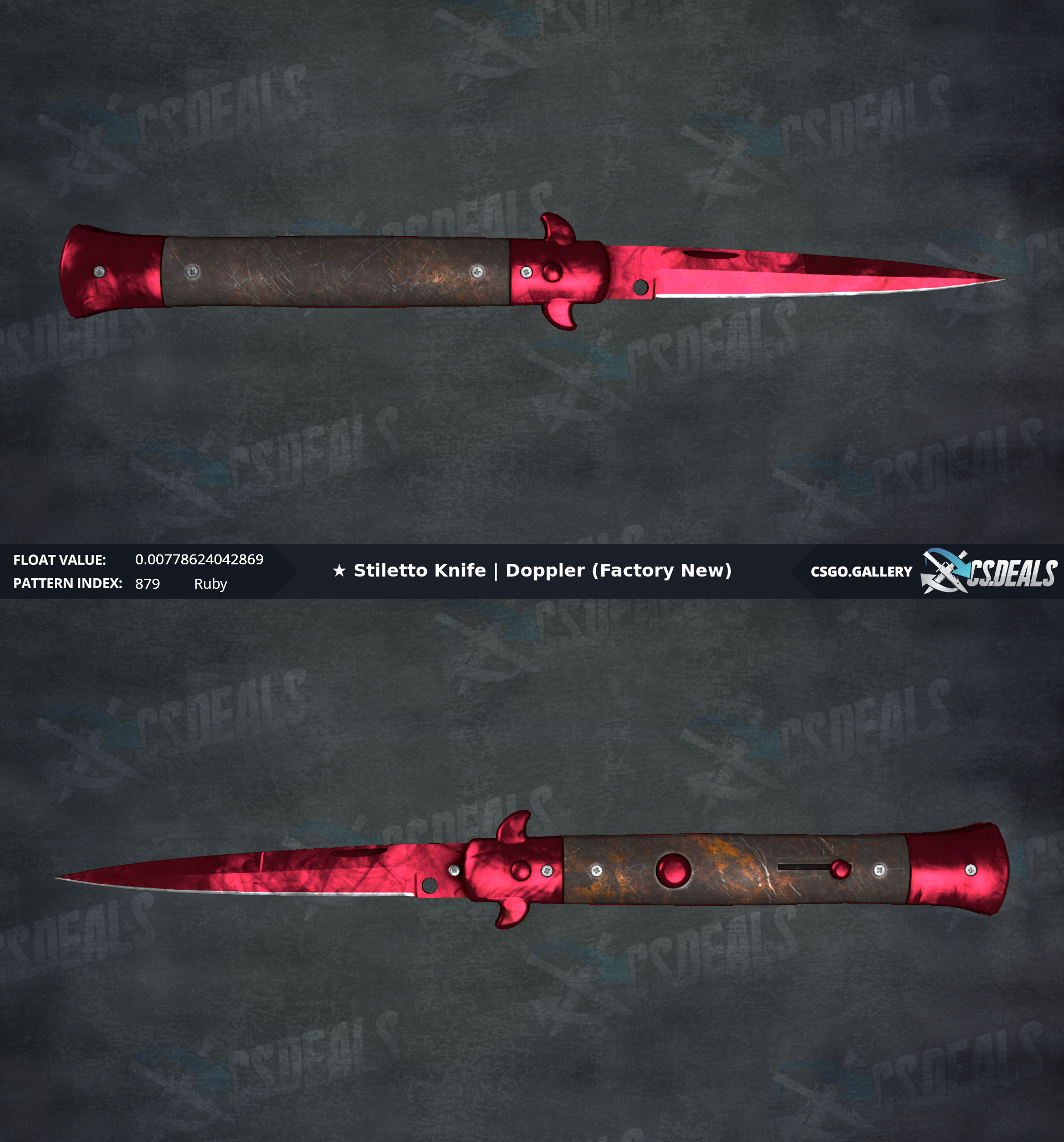 [H] Talon Sapphire 0.01, Talon Ruby 0.033 w/clean blade, Stattrak ...