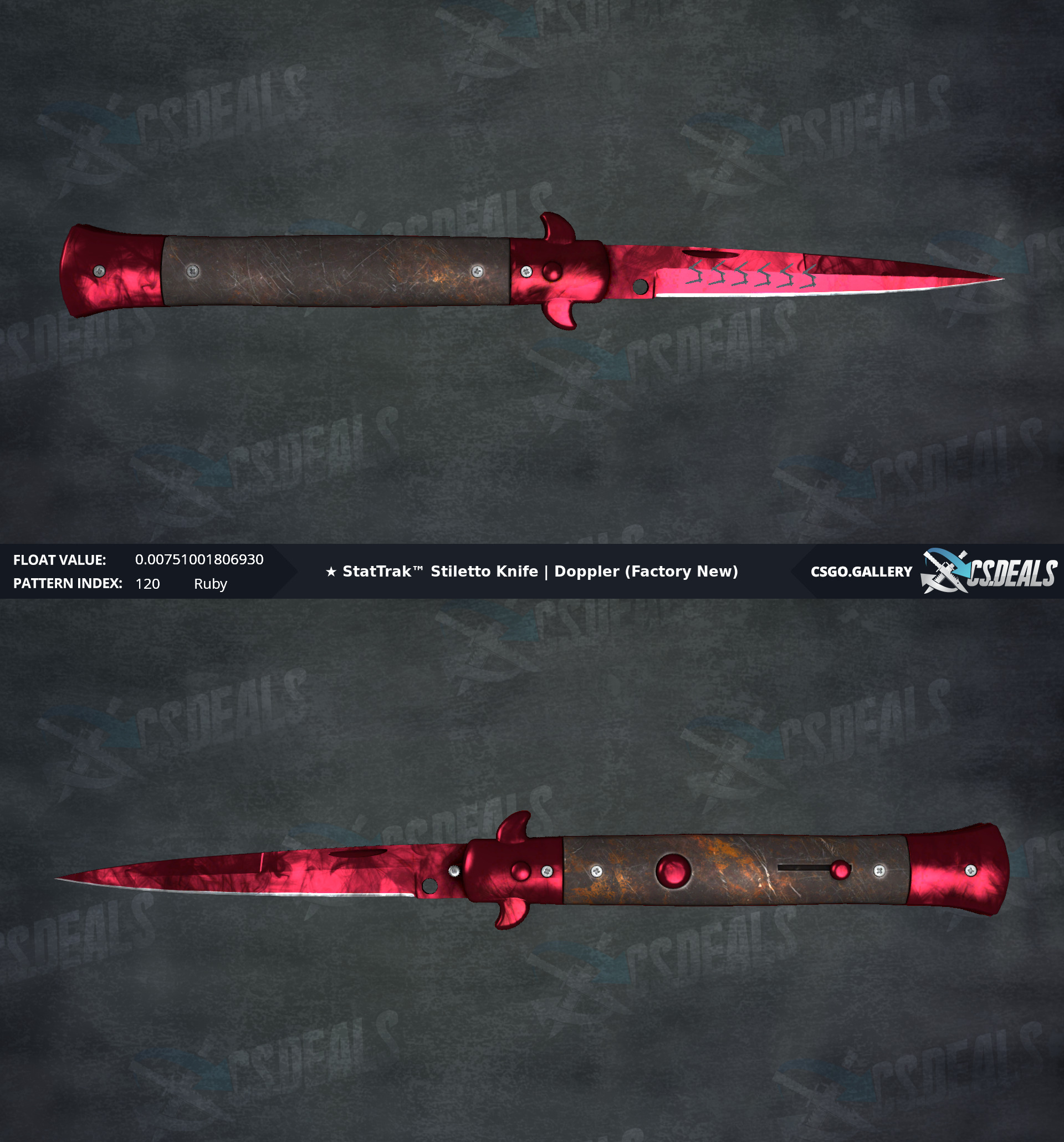 [H] Talon Sapphire 0.01, Talon Ruby 0.033 w/clean blade, Stattrak ...